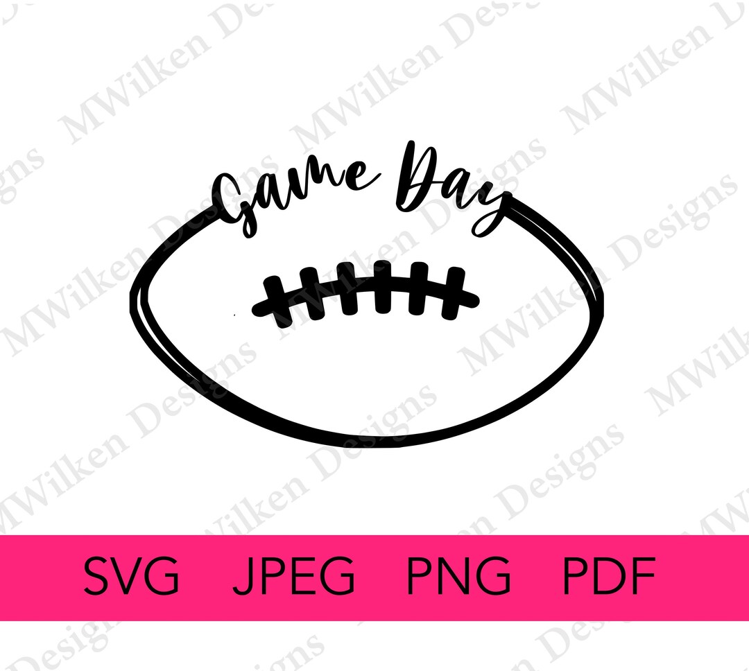 Game Day Football Gameday Tailgate Cut File Digital - Etsy