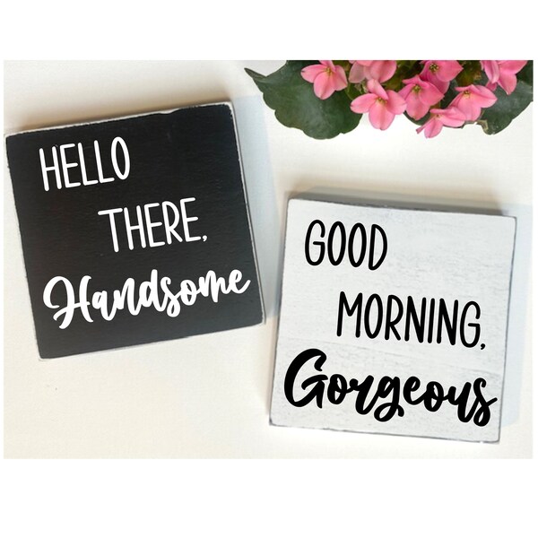 Good Morning Gorgeous Sign - Etsy