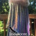 Sequin Disco Cape With Fur Trim and Velvet Lining - Etsy