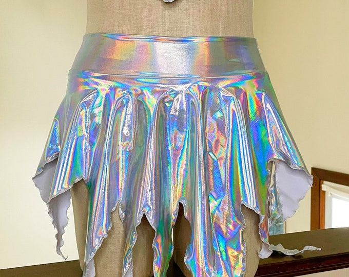 Holographic Space Fairy Skirt - Etsy
