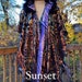 Sequin Disco Cape With Fur Trim and Velvet Lining - Etsy
