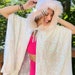 Sequin Disco Cape With Fur Trim and Velvet Lining - Etsy