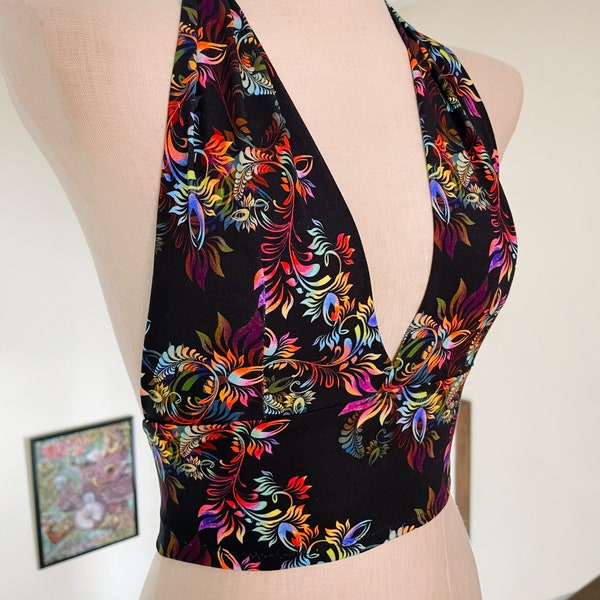 Rainbow Halter - Etsy
