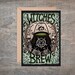 Witches Brew Greetings Card & Envelope - Black Green Pentagram Cauldron ...