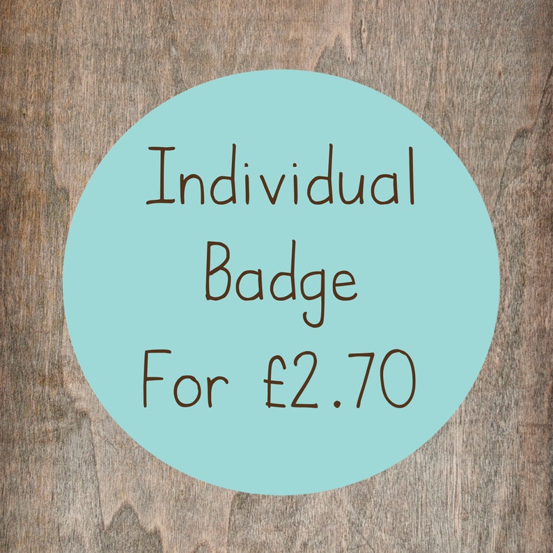English Cottage Garden Badge Set Pack of 4 Rustic Gardening - Etsy UK