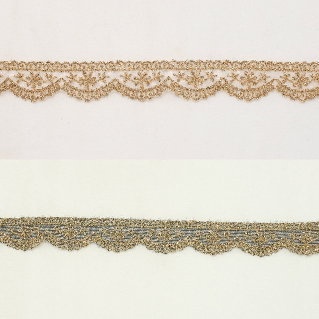 Black Lace Black Gold Trim Wedding Lace Bridal Lace Garter - Etsy