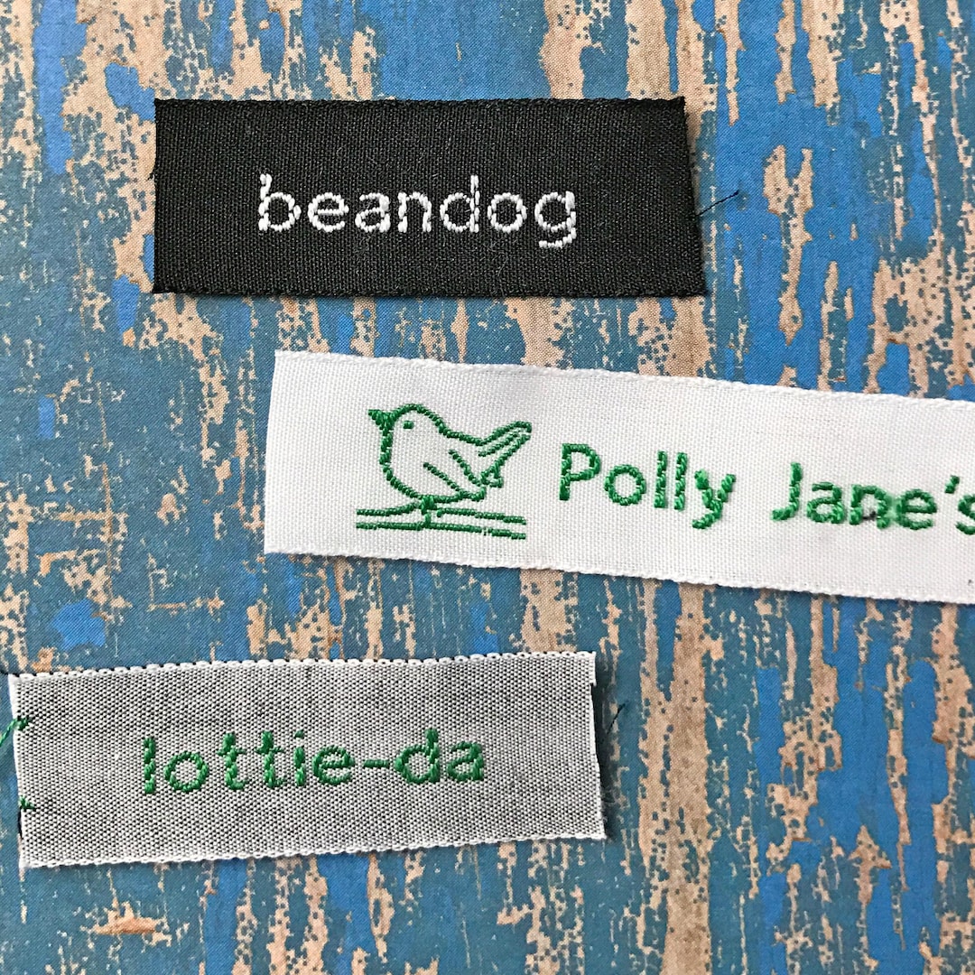 50 Cotton Woven Clothing Labels: Personalized Sew or Iron On - Etsy