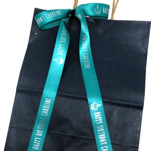 Imprinted Decorative Ribbon, Icon Ribbon Personalise Ribbons, Custom ...