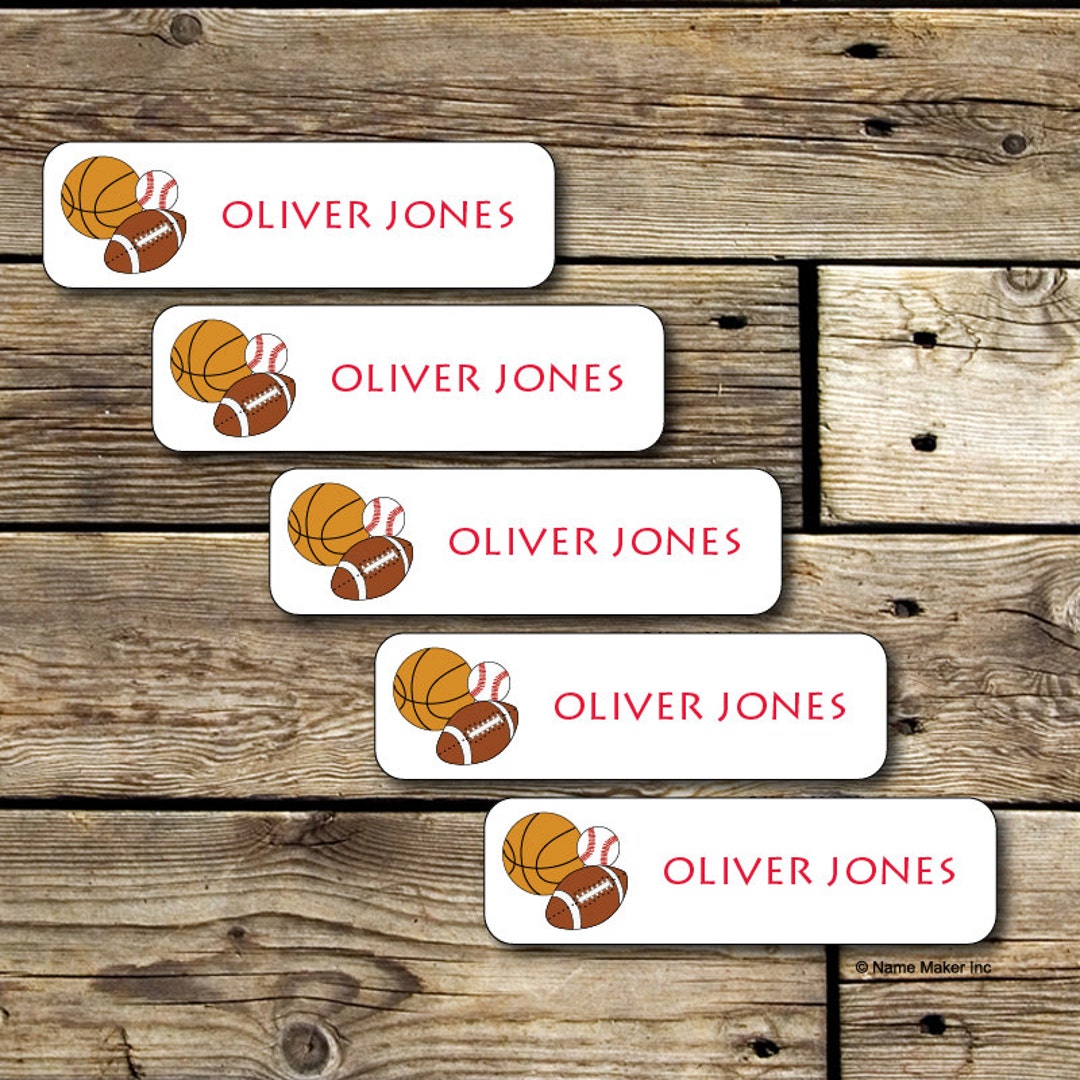 Summer Camp Labels 80 Waterproof Dishwasher Safe Stickers - Etsy
