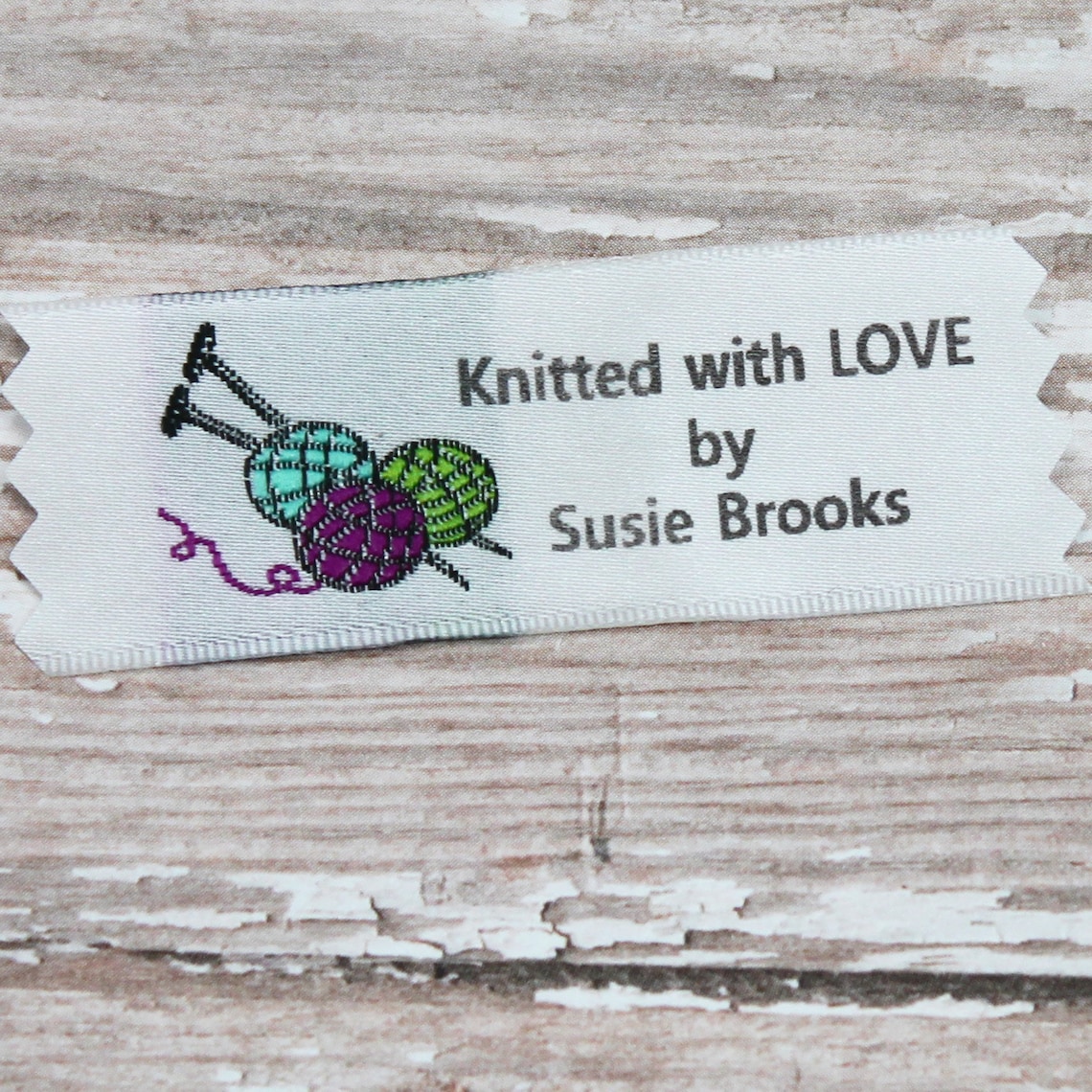 Knitting Needle Labels Woven Labels Labels for Knitters - Etsy