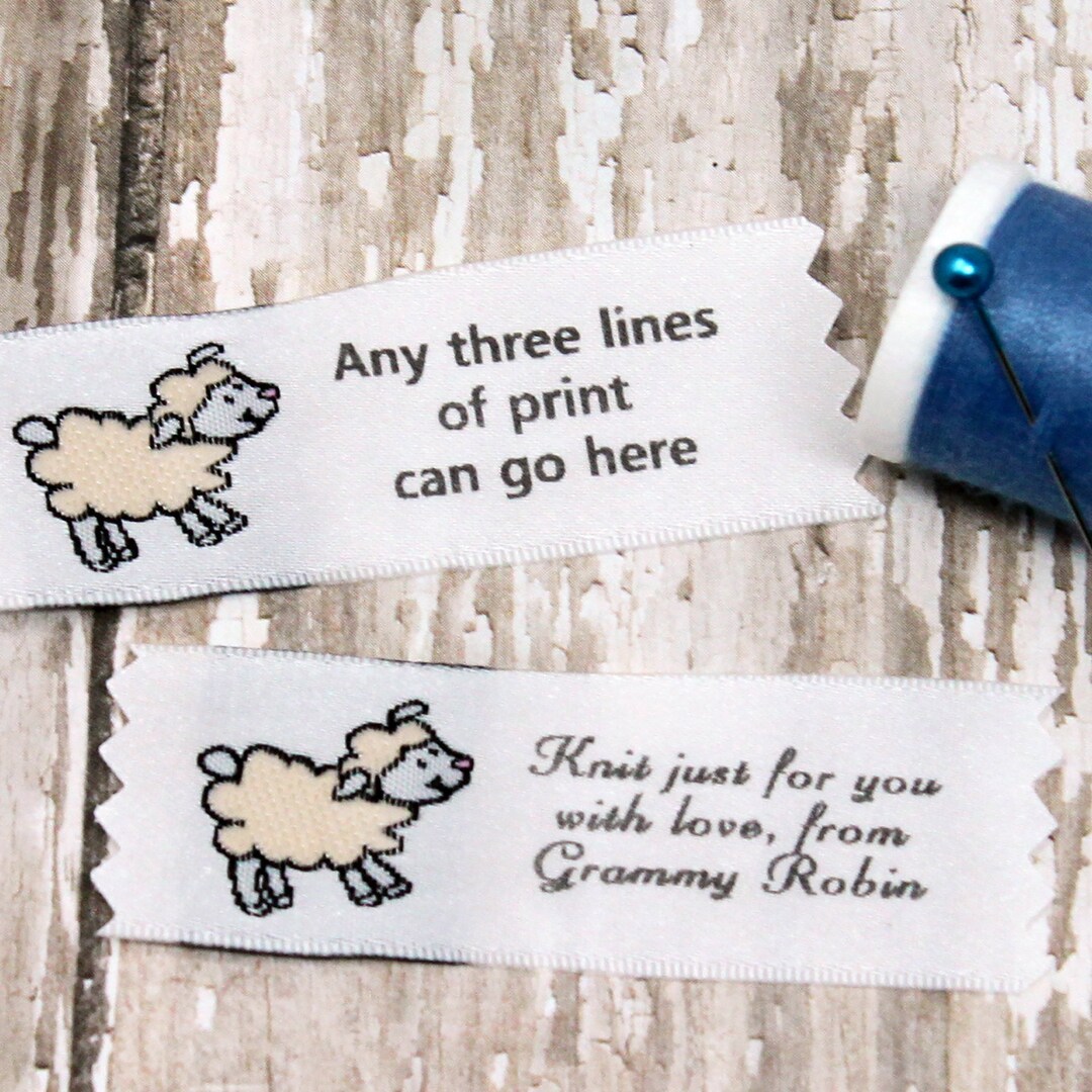 Crochet Labels, Woven Labels, Custom Clothing Labels for Crocheting ...