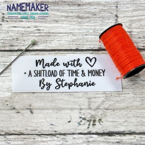 10 Made With Shitload Funny Labels, Dirty Labels Sew Crochet Knit Quilt ...