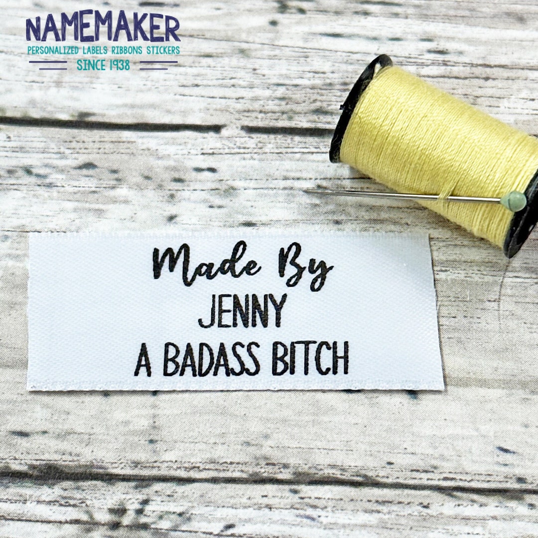 10 Made by a Badass Bitch, Funny Labels, Dirty Labels Sew Crochet Knit ...
