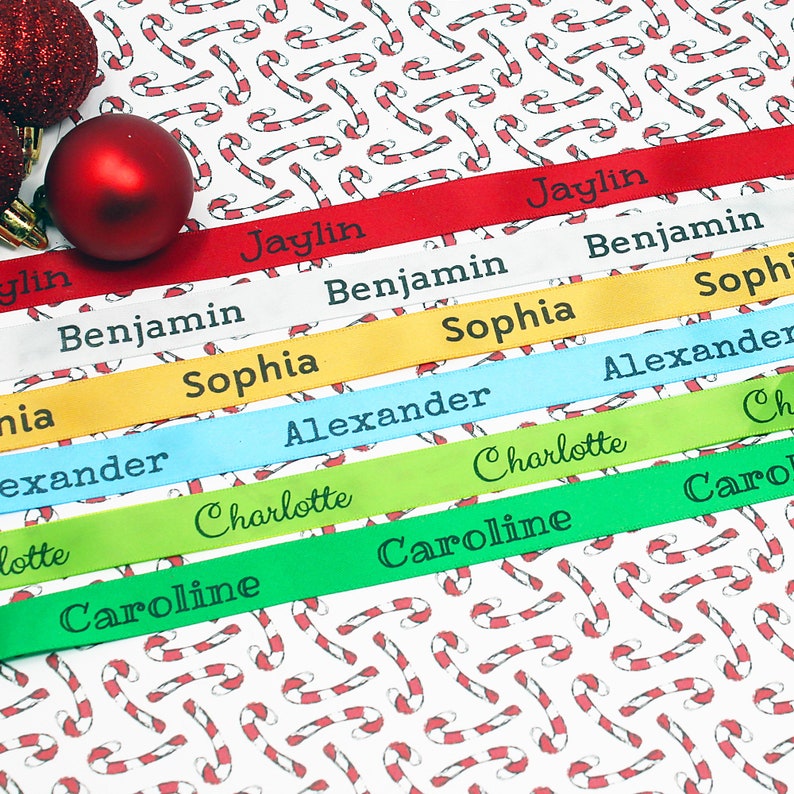 Favor Ribbon Personalized Ribbon Ribbon With Names Custom - Etsy