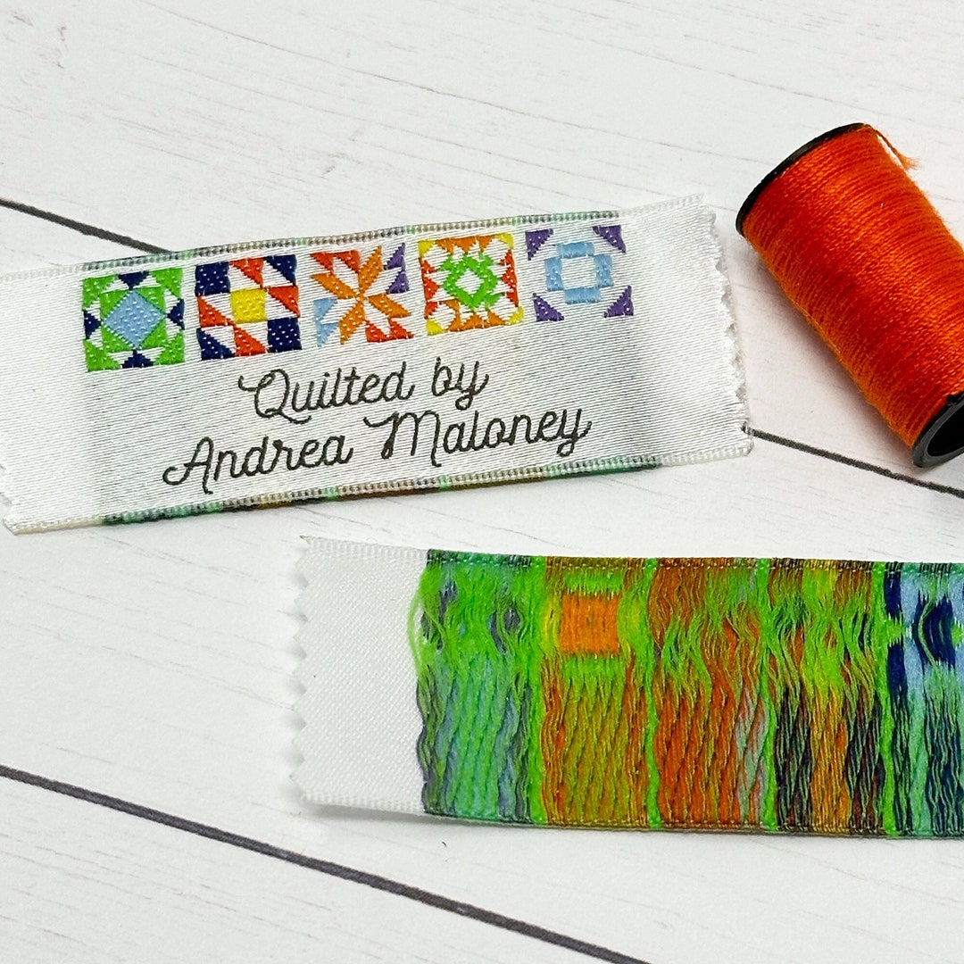 Woven Clothing Label - Quilting Tag - Woven Label for Quilters ...