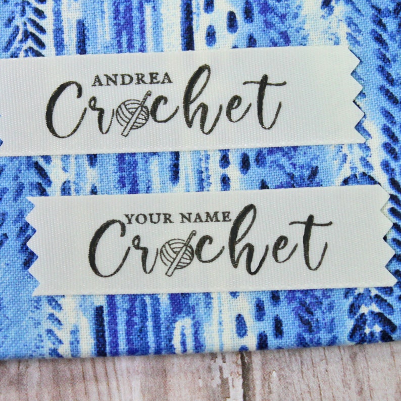 Crochet Clothing Labels Crochet Tags Personalized Labels | Etsy
