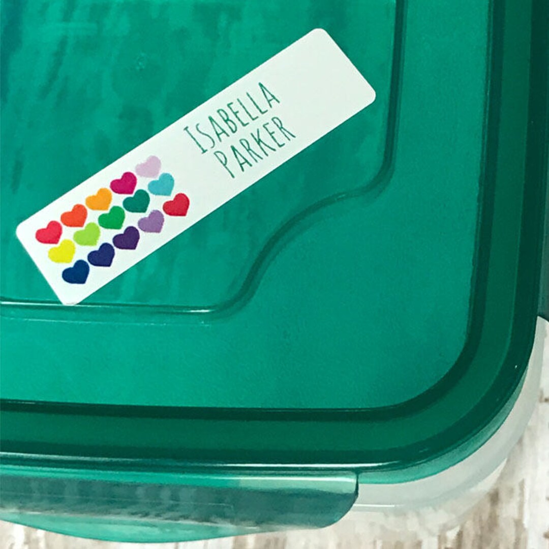 80 Waterproof Stickers, Kids Labels, Permanent Waterproof Labels ...