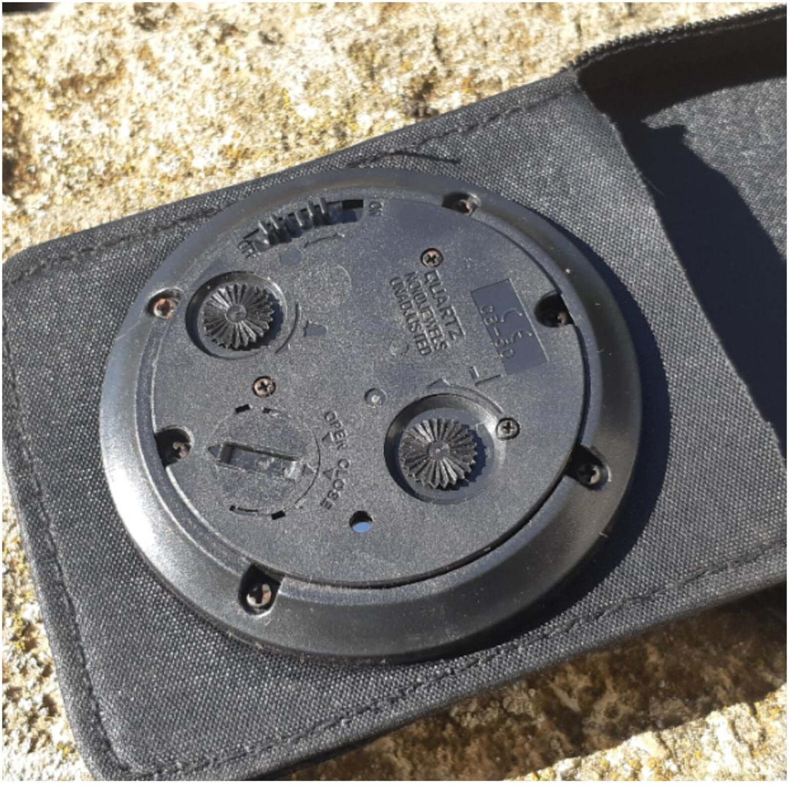 Retro Folding Travel Alarm Clock Signale Fake Crocodile Leather ...