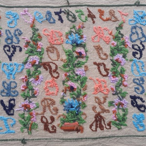 Vintage Margot Paris Canvas Sampler by J.M Raud - Etsy