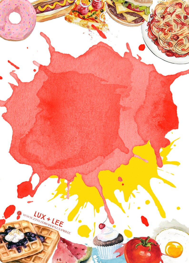 Epic Food Fight Themed Birthday Invitation - Etsy