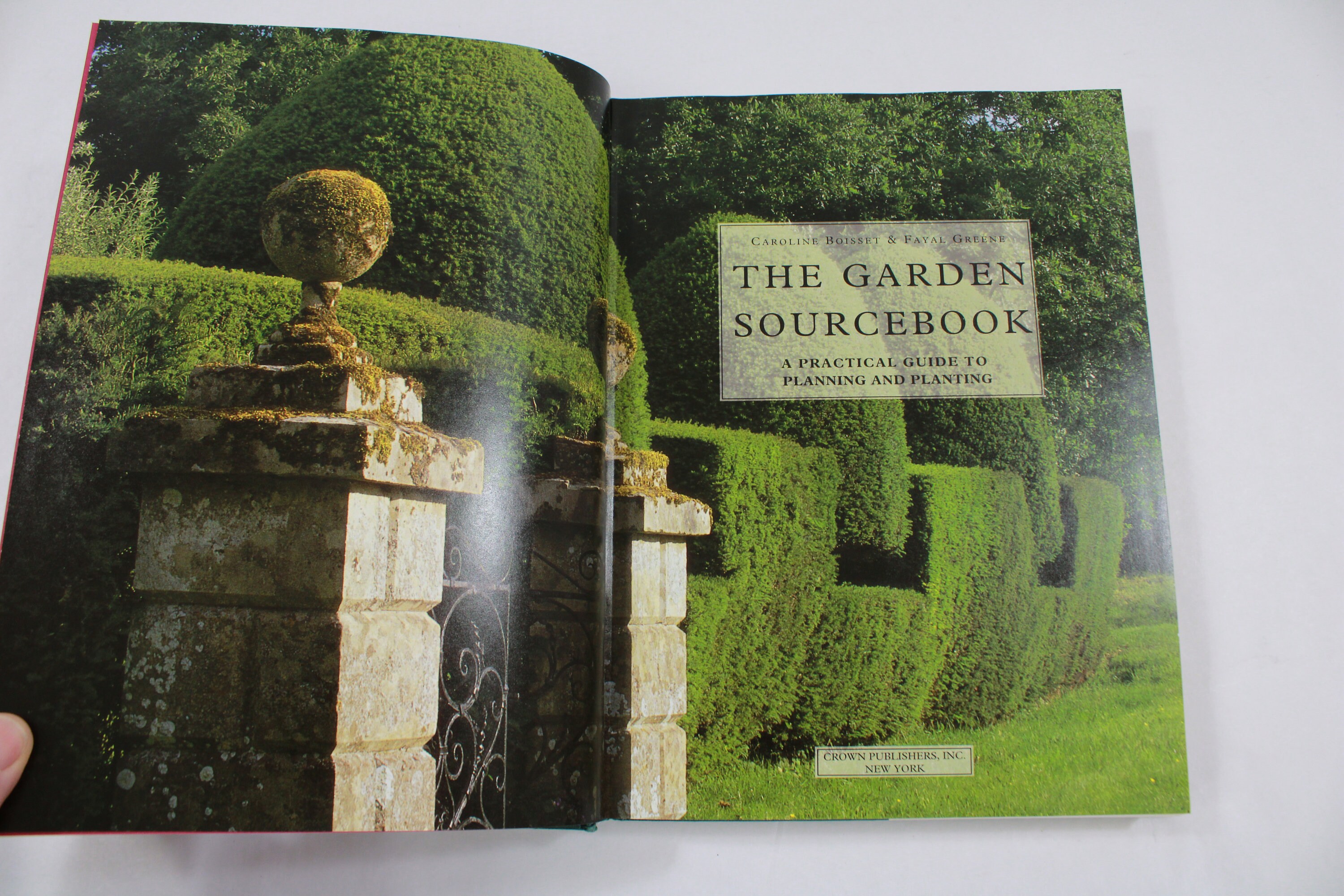 The Garden Sourcebook, Caroline Boisset, Hcw/dj, '93 1st Amer. Ed ...