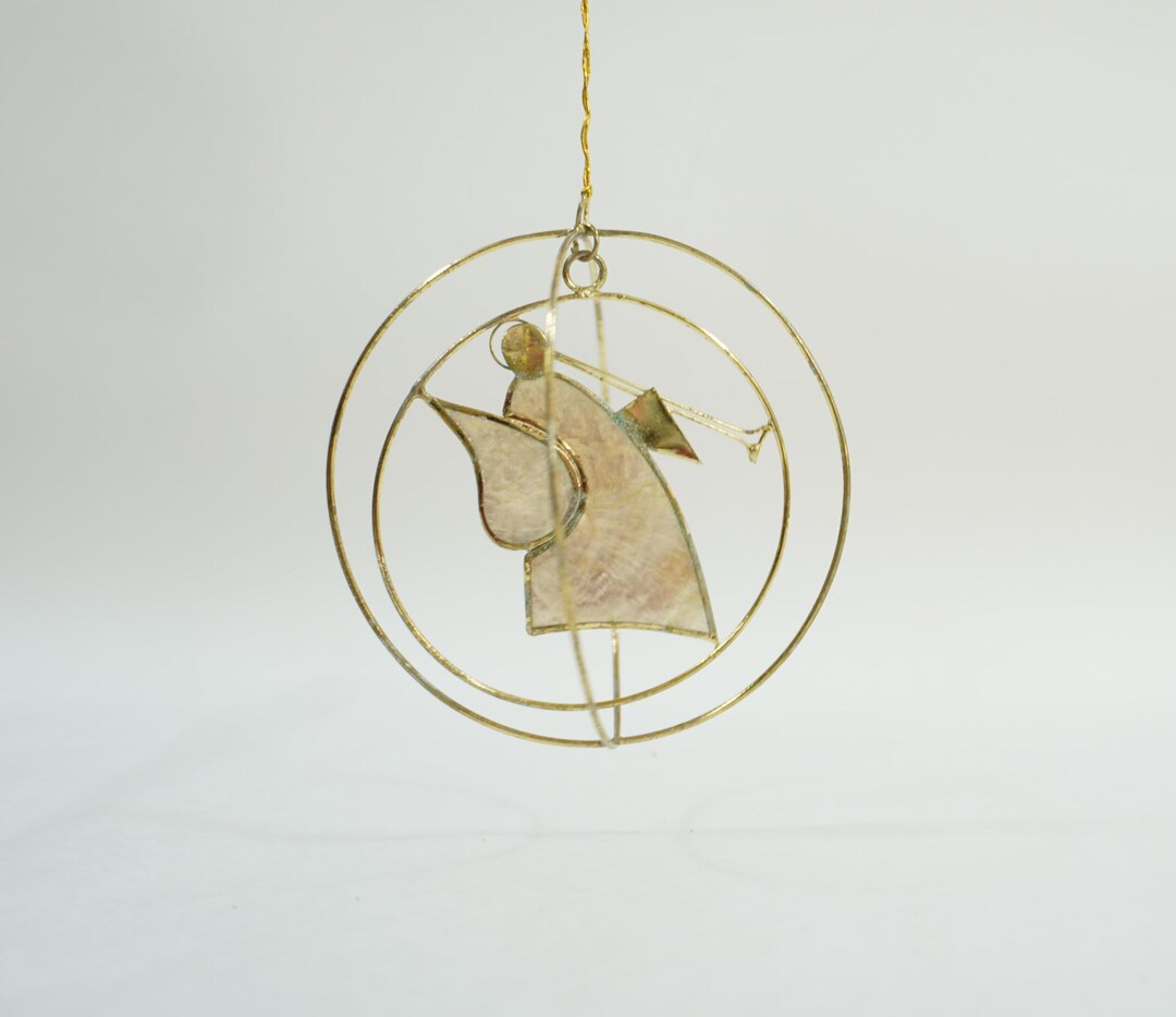 Capiz Shell Tree Ornament, 1 Musical Theme Ornament, Christmas Tree ...