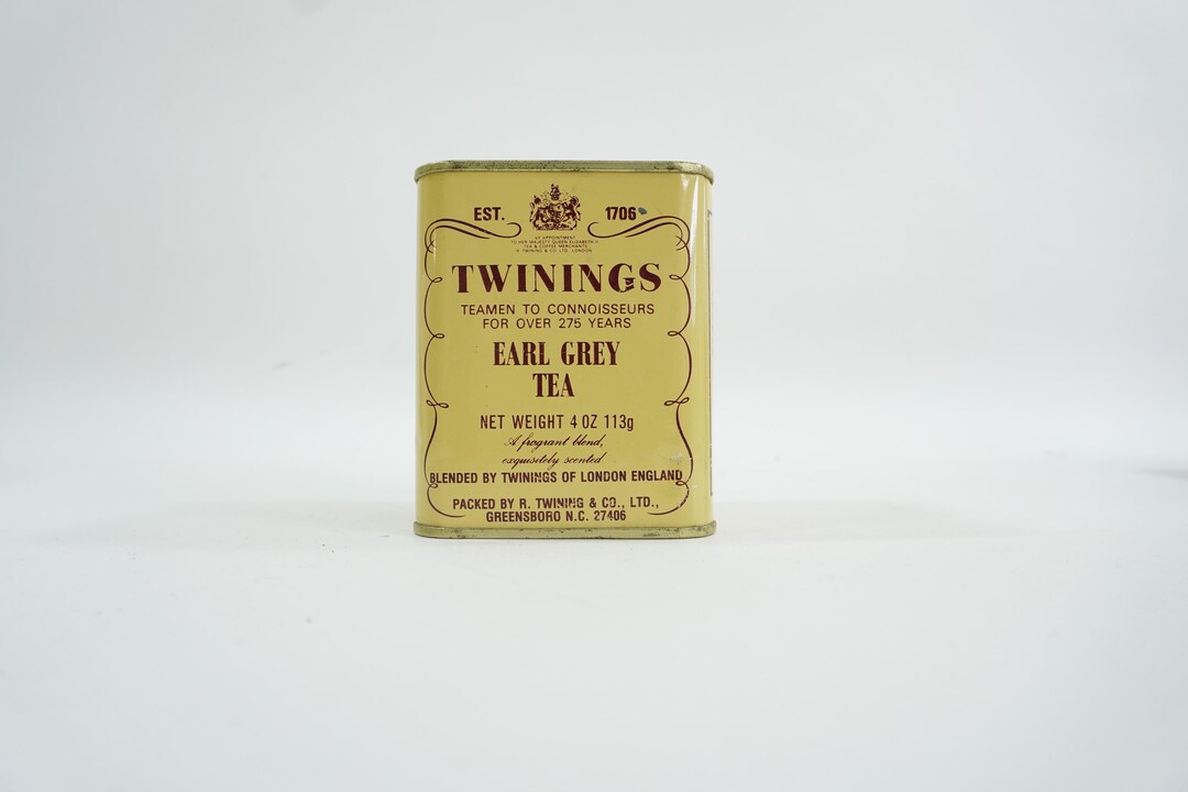 Twinings Tea Tin, Metal EMPTY Tea Tin, Vintage Metal Twinings Tea ...
