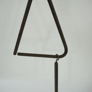 Chuck Wagon Triangle Dinner Bell, Western Chuck Wagon Bell W/ Square ...