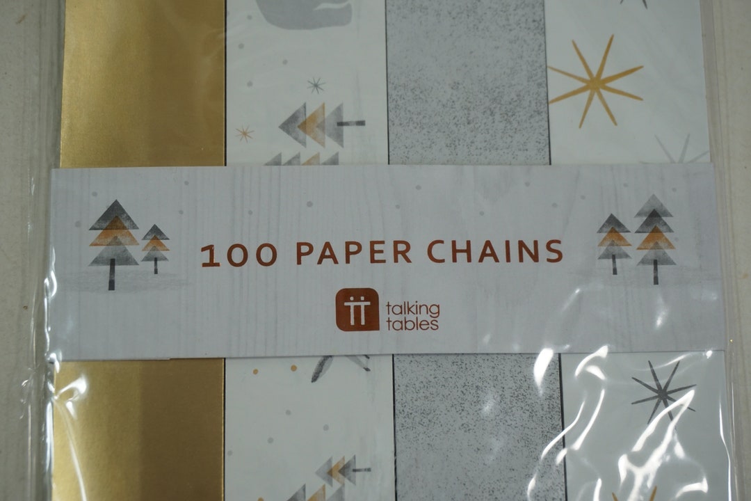 Paper Chain, Ephemera, Nordic Paper Chain, Old Craft Paper Art, Talking ...