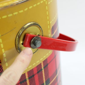 The Skotch Kaddy Kooler Red & Tan Hamilton Metal Mid Century - Etsy