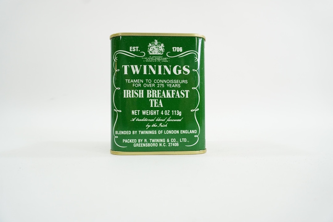 Twinings Tea Tin, Metal EMPTY Tea Tin, Vintage Metal Twinings Tea ...