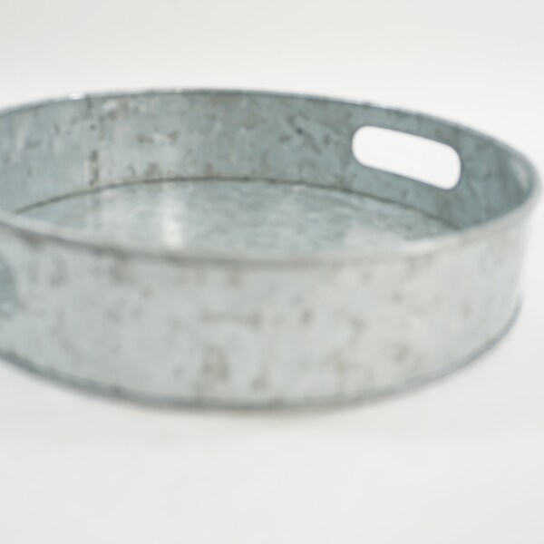 Round Metal Tray - Etsy