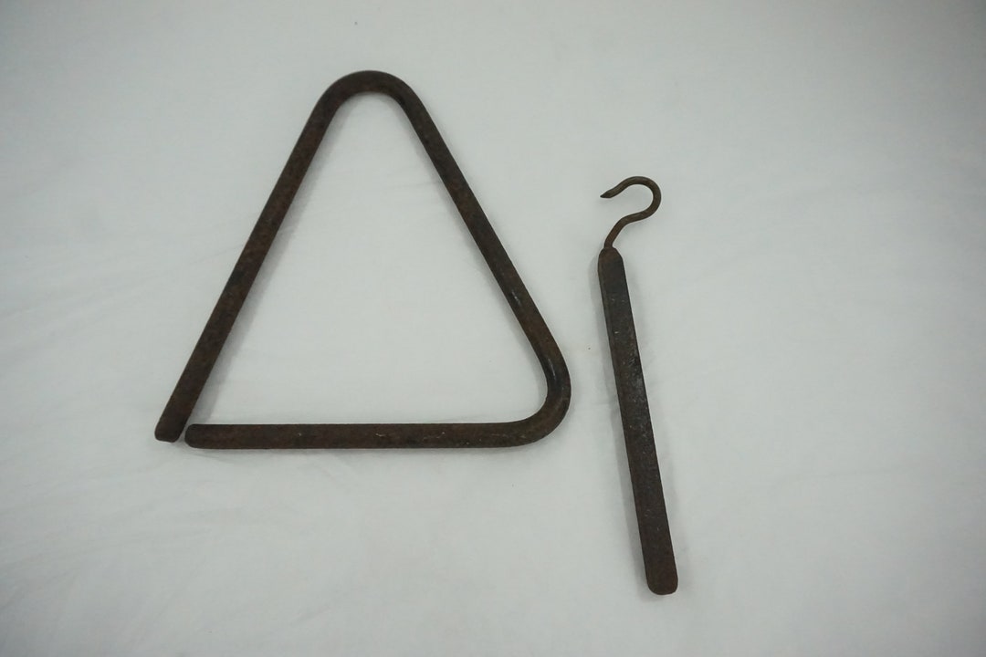 Chuck Wagon Triangle Dinner Bell, Western Chuck Wagon Bell W/ Square ...