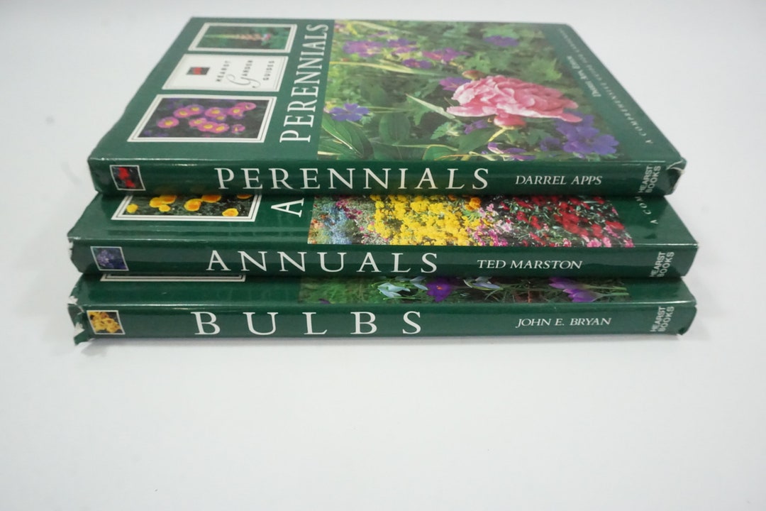 Bulbs, Annuals and Perennial Books, 3 1992 Hdw/dj, Horticultural Books ...