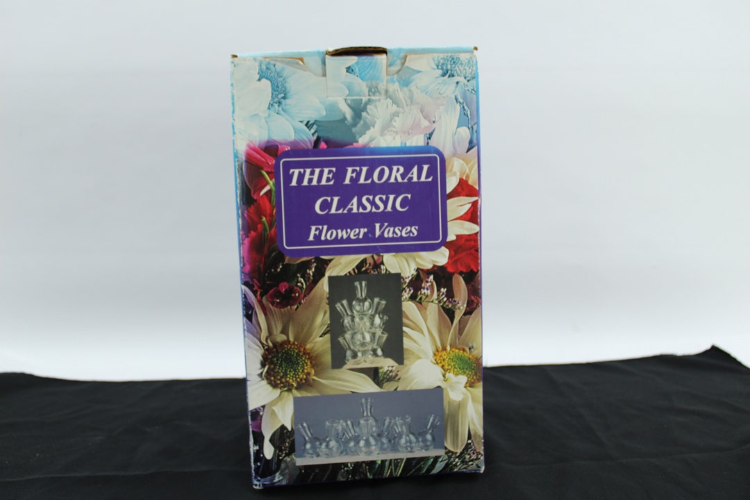 The Floral Classic, Unusual Flower Arranger, 3 Unique Vases, Stacking ...