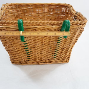 Vintage Bike Basket, Hanging Basket, Flat Back Basket for Bike ...