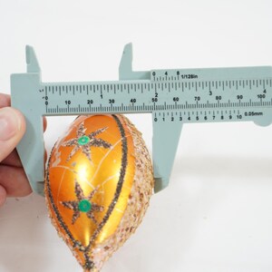 Vintage Christmas Ornament, Tear Drop Mercury Glass Ornament, Made West ...