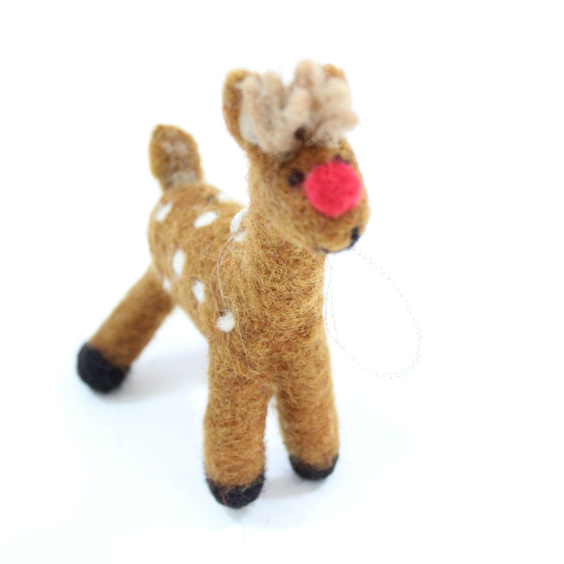 Wool Reindeer - Etsy