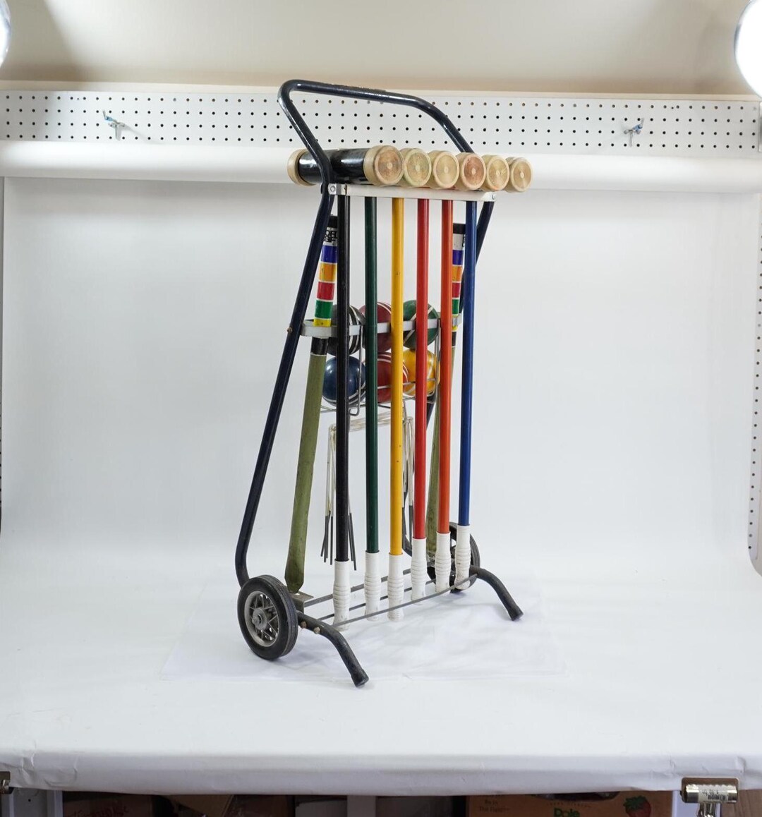 CROQUET Set, Sportcraft 6 Player Metal Croquet Set, Croquet Set W Wheel ...