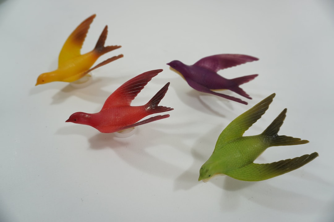 Artificial Birds, Small Plastic Birds Plastic Mid Century Birds, Wreath ...
