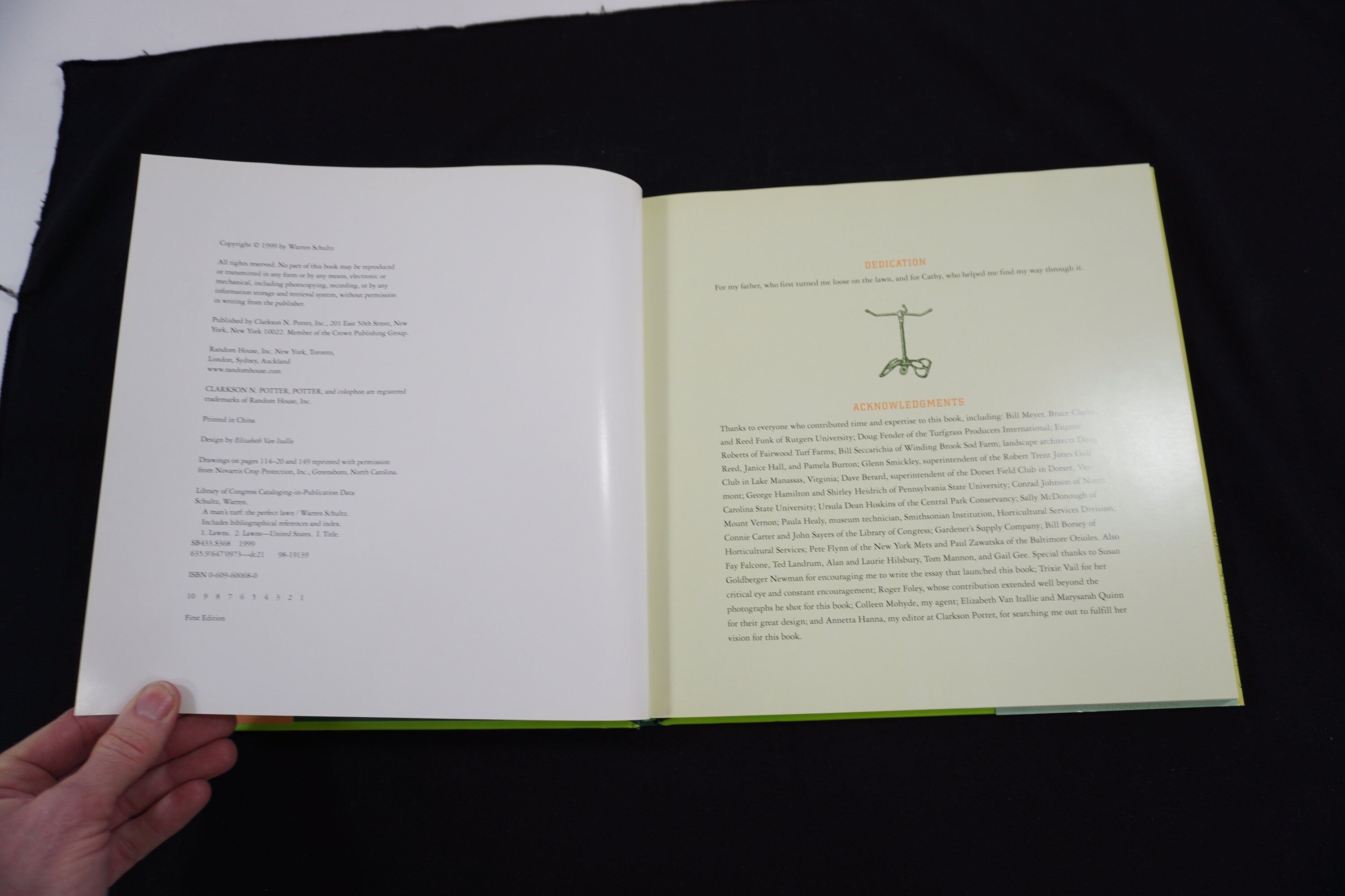 A Man's Turf, the Perfect Lawn Book, by Warren Schultz, Photos Roger ...