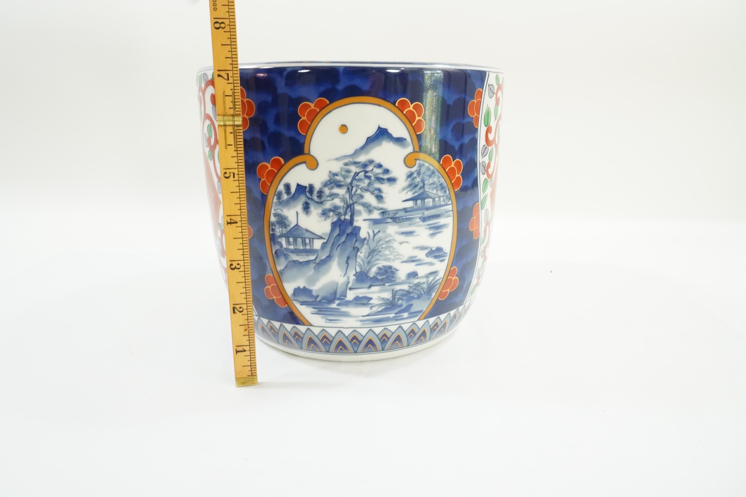 Chinese Planter, Porcelain Cache Plant Holder, Orchid Planter, Japanese ...