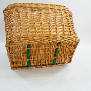 Vintage Bike Basket, Hanging Basket, Flat Back Basket for Bike ...