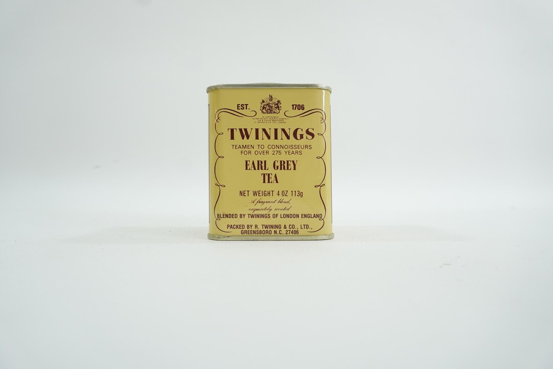 Twinings Tea Tin, Metal EMPTY Tea Tin, Vintage Metal Twinings Tea ...