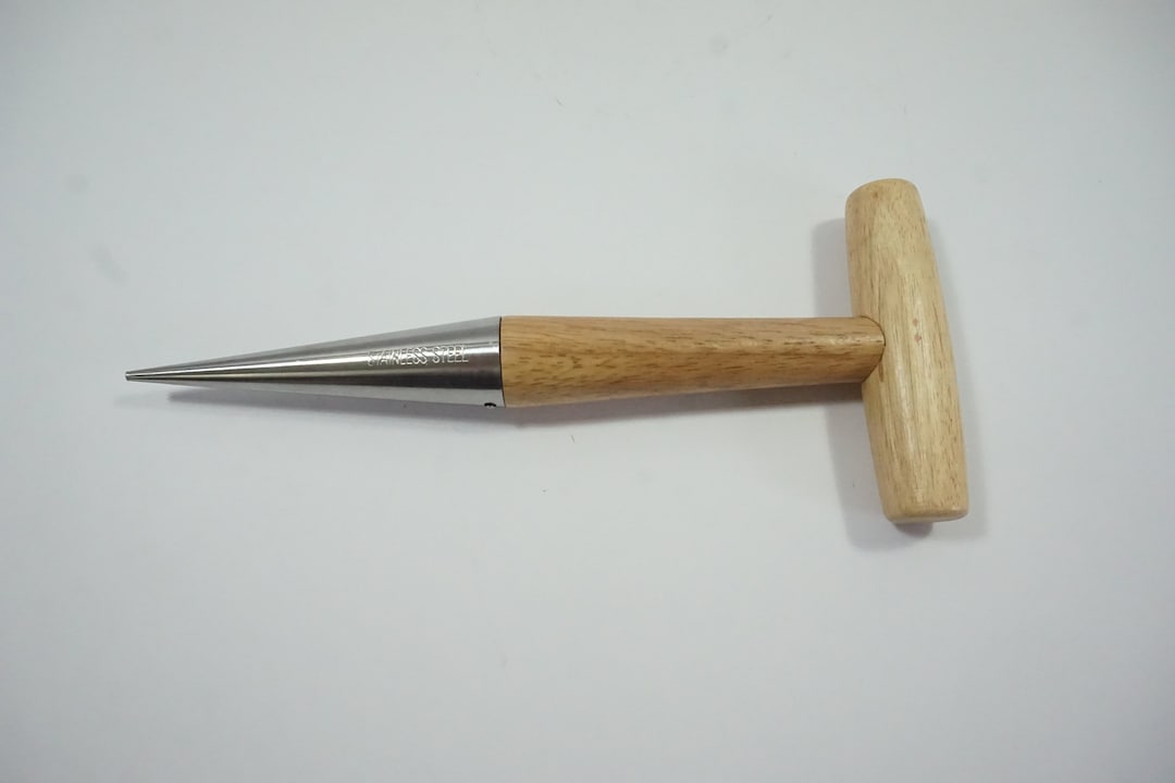 Dibber, Dibbler, Dibble, Wood and Stainless Garden Planting Dibber W ...