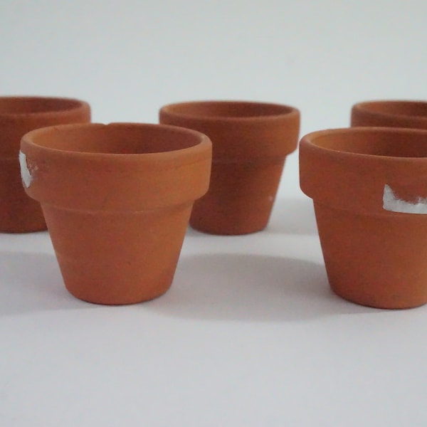 Mini Clay Pots - Etsy