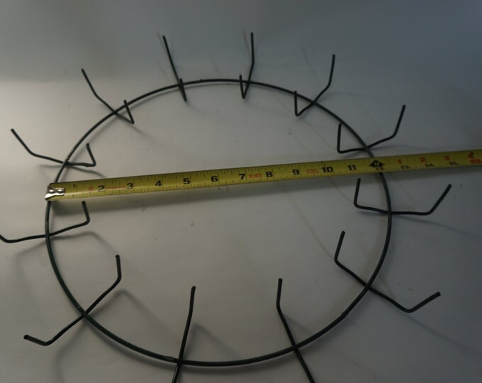 Round Metal WREATH RING, Pinch Clamp Wreath Support, Wreath Form, Heavy ...