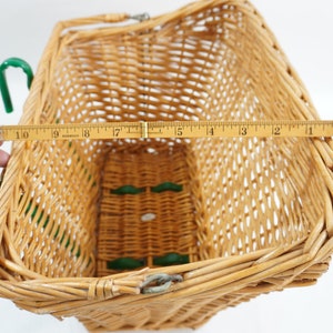 Vintage Bike Basket, Hanging Basket, Flat Back Basket for Bike ...