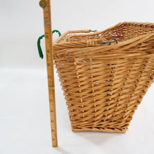 Vintage Bike Basket, Hanging Basket, Flat Back Basket for Bike ...