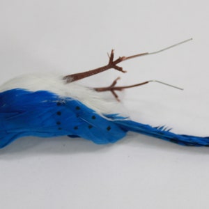 Artificial Bird, Feathered Bird, Blue Jay Bird, Artificial Blue Jay ...